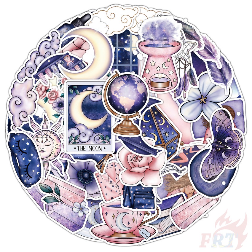 50Pcs/Set Magician Miraculous Room Series 01 Stickers Fashion DIY Mixed ...