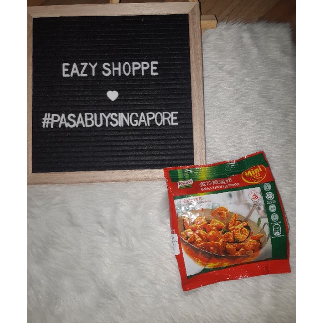 KNORR SALTED EGG POWDER Mini 110grams | Shopee Malaysia