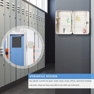 Key Holder Box Metal Key Box Wall Home Key Storage Box Kotak Kunci ...