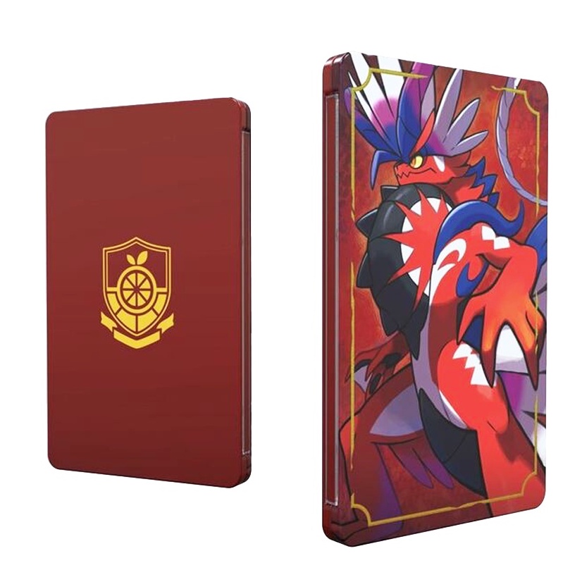 NINTENDO SWITCH POKEMON SWORD & SHIELD/ SCARLET & VIOLET STEEL CASE ...