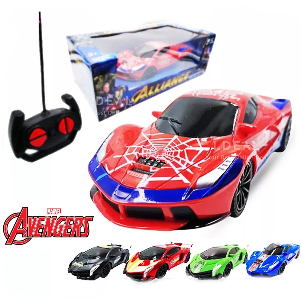 1:24 Scale Car Avengers Remote Control Toy Cars Mainan Kereta Kontrol ...