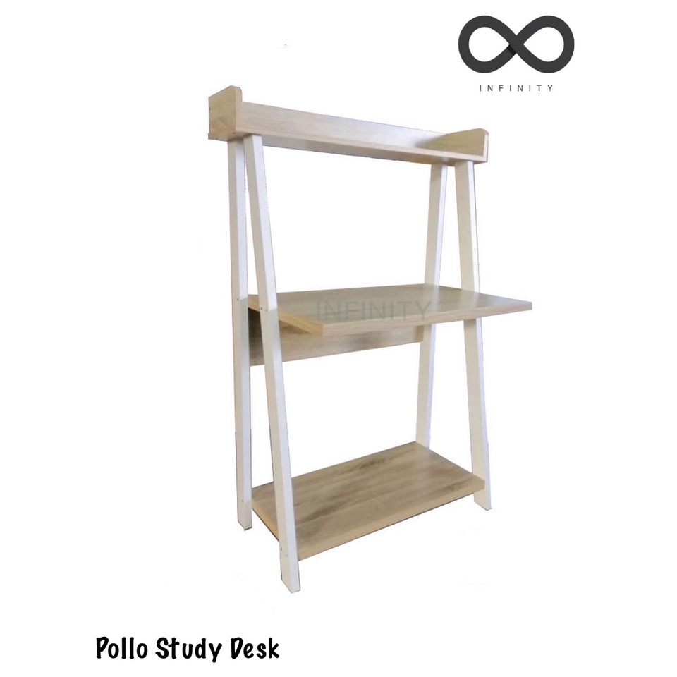 Infinity Pollo Study Desk / Writing Table / Computer Table with Solid ...