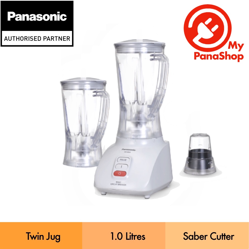 Panasonic Twin Jug Blender with Miller (300W/1.0L) MX-801S/MX-801SHGSL ...