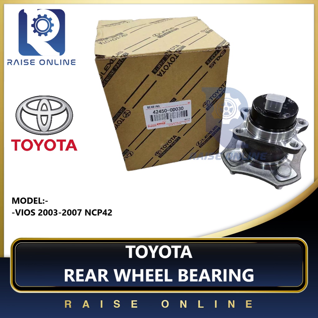 42450-0D030 ORIGINAL Toyota Vios Ncp42 Rear WHEEL BEARING JAPAN ...