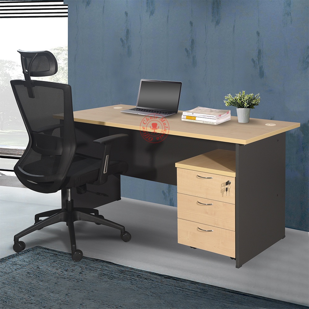 🏆Package 4ft 5ft 6ft Table with 3 Drawer🏆Office Table Promotion Set ...