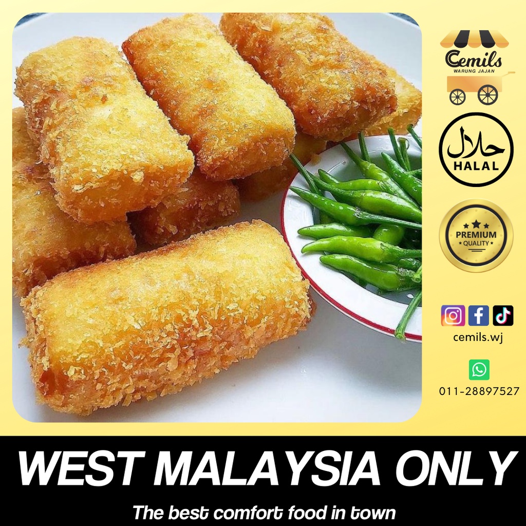 Risoles/Resoles/Risol ayam & daging (frozen) - cemils | Shopee Malaysia