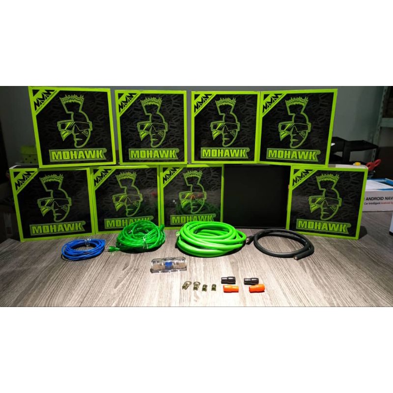 MOHAWK Original 4GA Amplifier Wire Kits/Power AmpCable Set/Amp Wire ...