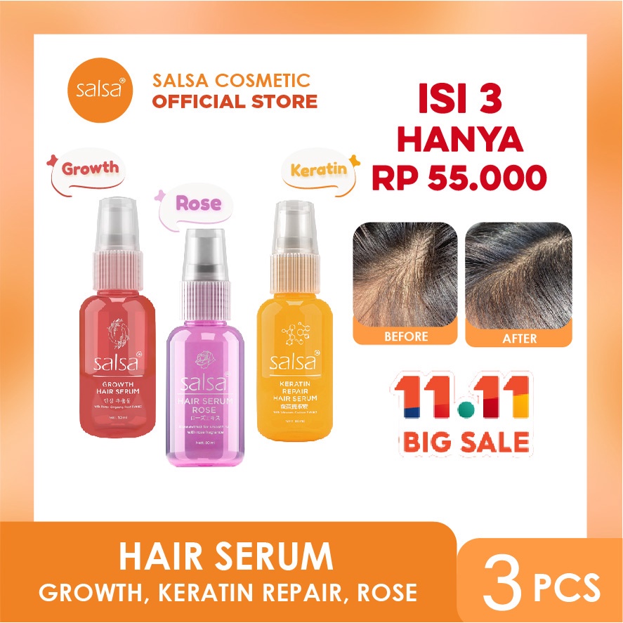 SALSA HAIR SERUM - KERATIN GROWTH TREATMENT HAIR CARE SPRAY | Shopee ...