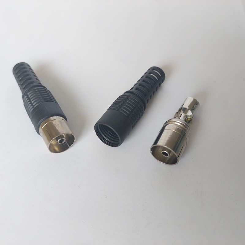 Tv Antenna Jack Jack Female Female Antenna Cable Plug Connector ...