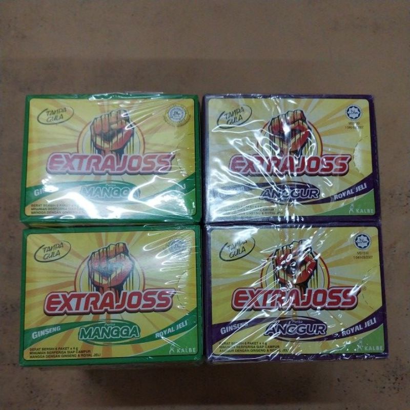 Extrajoss Ginseng(Perisa Mangga Dan Perisa Anggur) | Shopee Malaysia