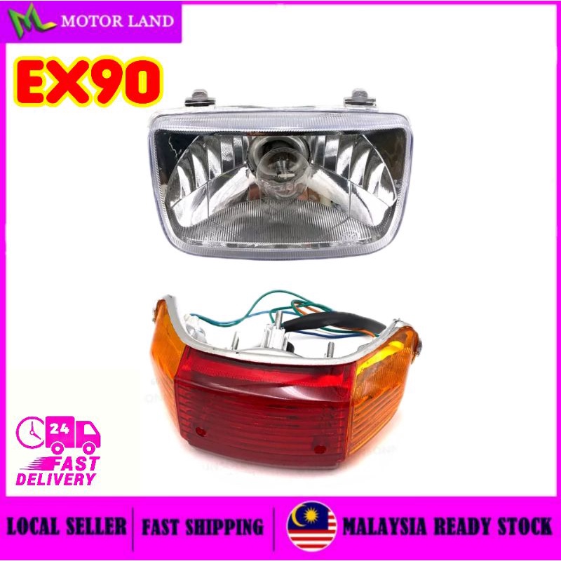 DEMAK EX90 EX 90 HEAD LAMP HEADLAMP LAMPU DEPAN TAIL LAMP TAILLAMP ...