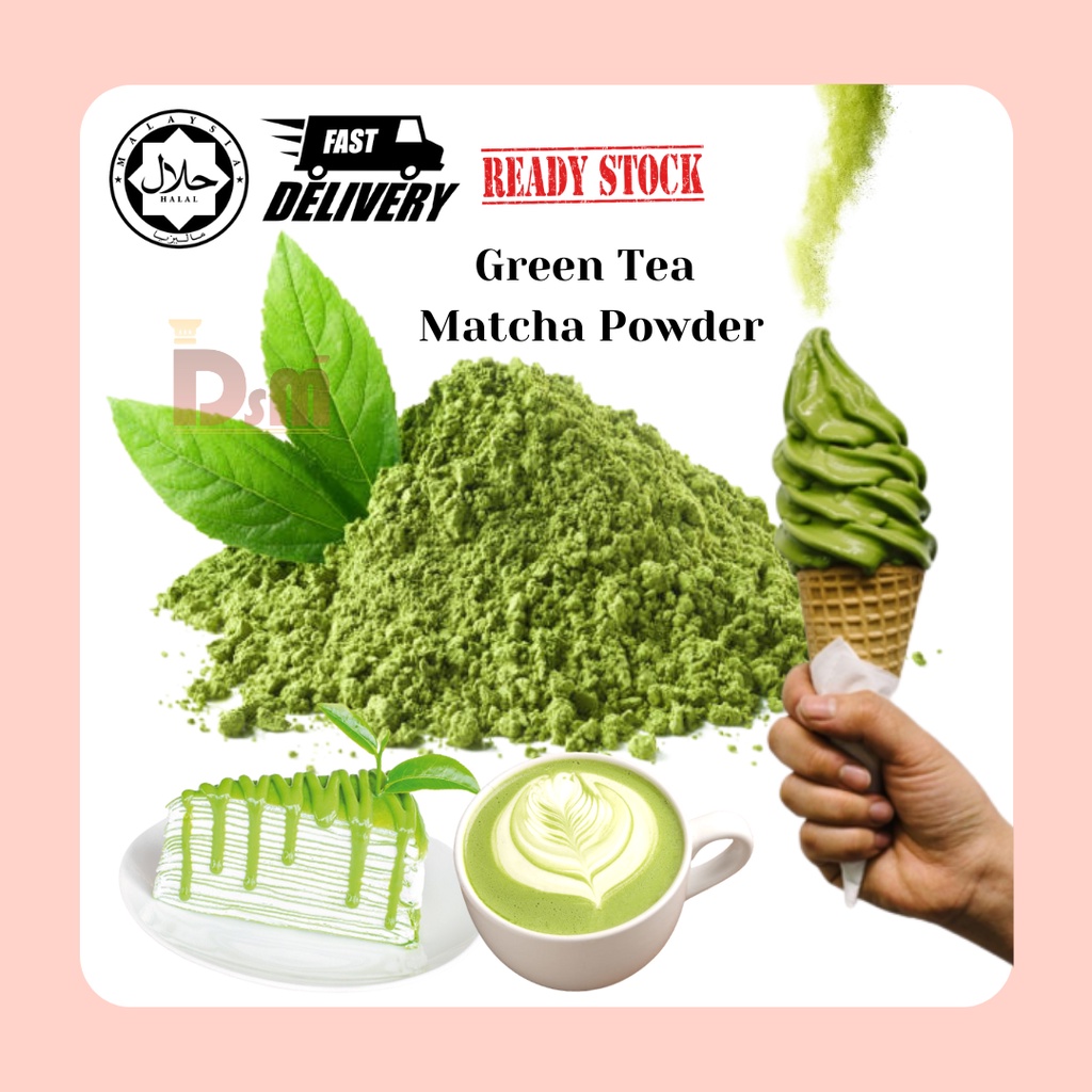 [Ready Stock] Dsm- Premium Matcha Powder Halal 20g/40g/100g | Shopee ...