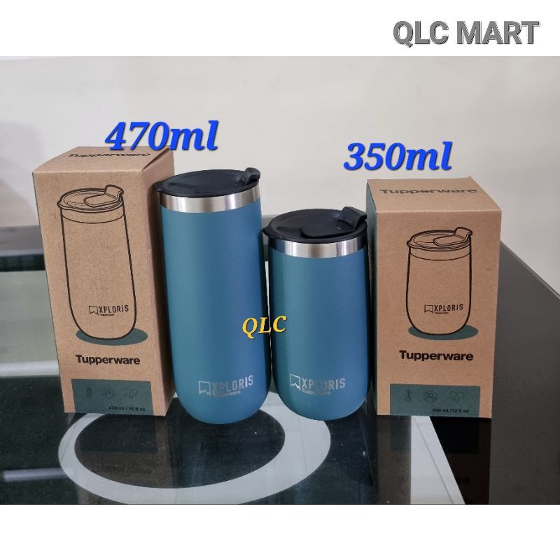 Tupperware Xploris / Thermal Tumbler / Flask 350ml / 470ml | Shopee ...
