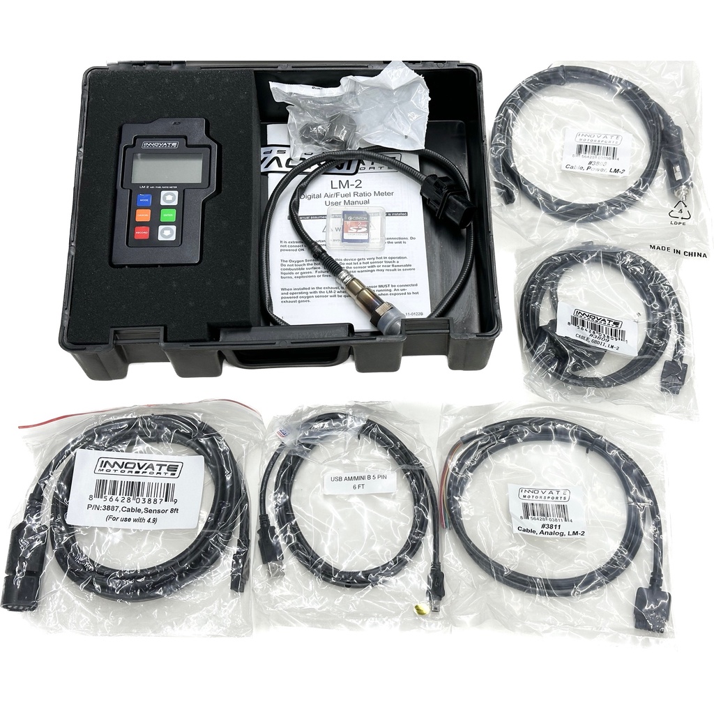 Innovate Wideband Air Fuel Ratio 4.9 / LM2 + OBD Complete Kit / AFR ...