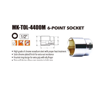 MR MARK MK-TOL-4400M 6-POINT SOCKET (21MM-32MM) | Shopee Malaysia