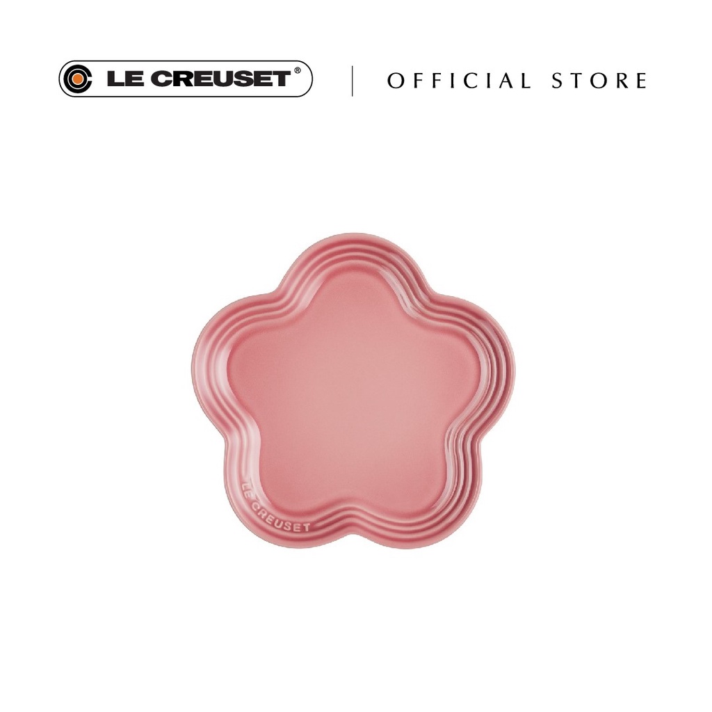 Le Creuset Stoneware Flower Plate - Rose Quartz (19cm) | Shopee Malaysia