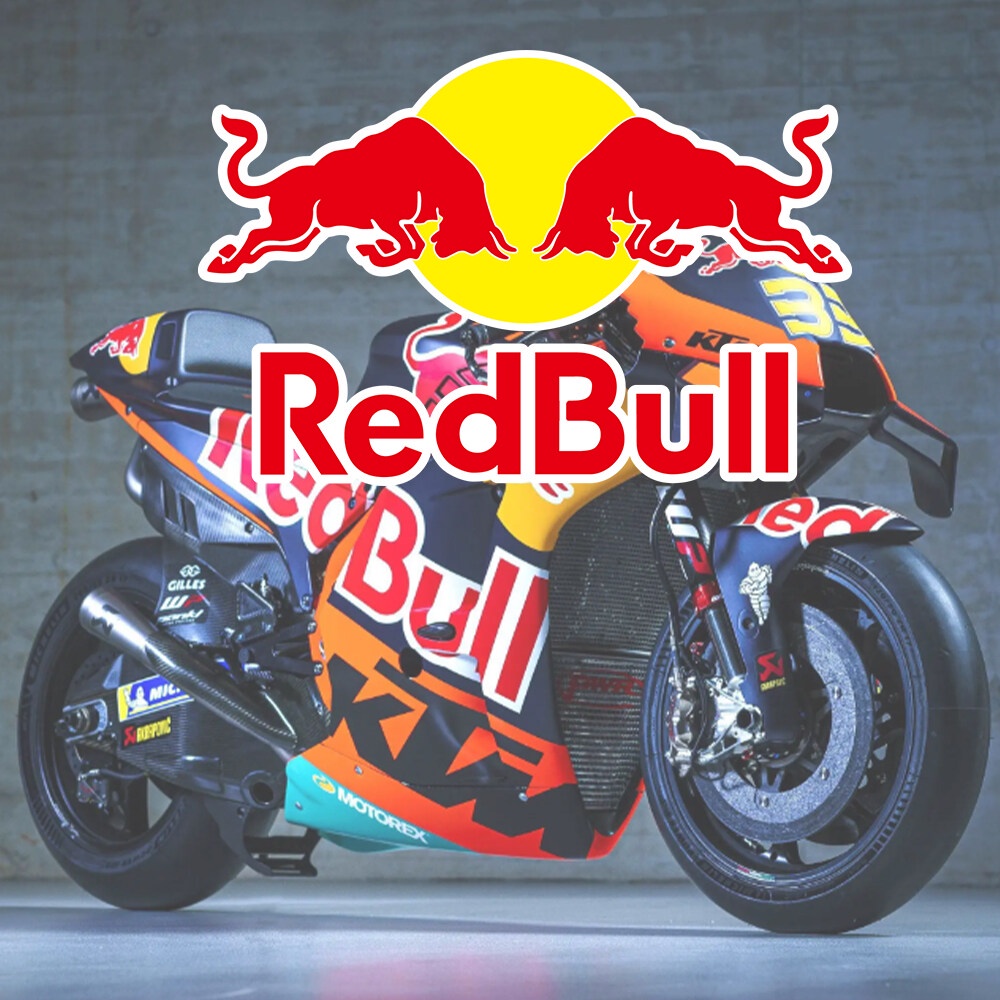 Red Bull Motorcycle Helmet Sticker Red Bull Riding Helmet Reflective ...