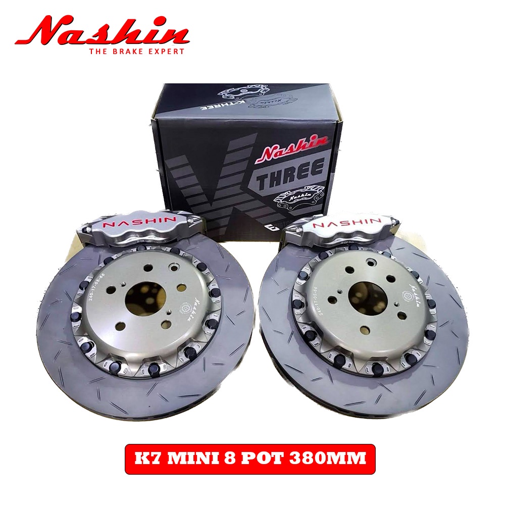 Nashin K7 Mini 8 Pot Floating Disc Big Brake Kit (380mm) | Shopee Malaysia