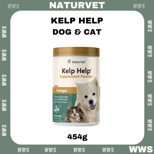 (CLEARANCE STOCK) (EXP:08/24) NaturVet Kelp Help Supplement Powder Plus ...