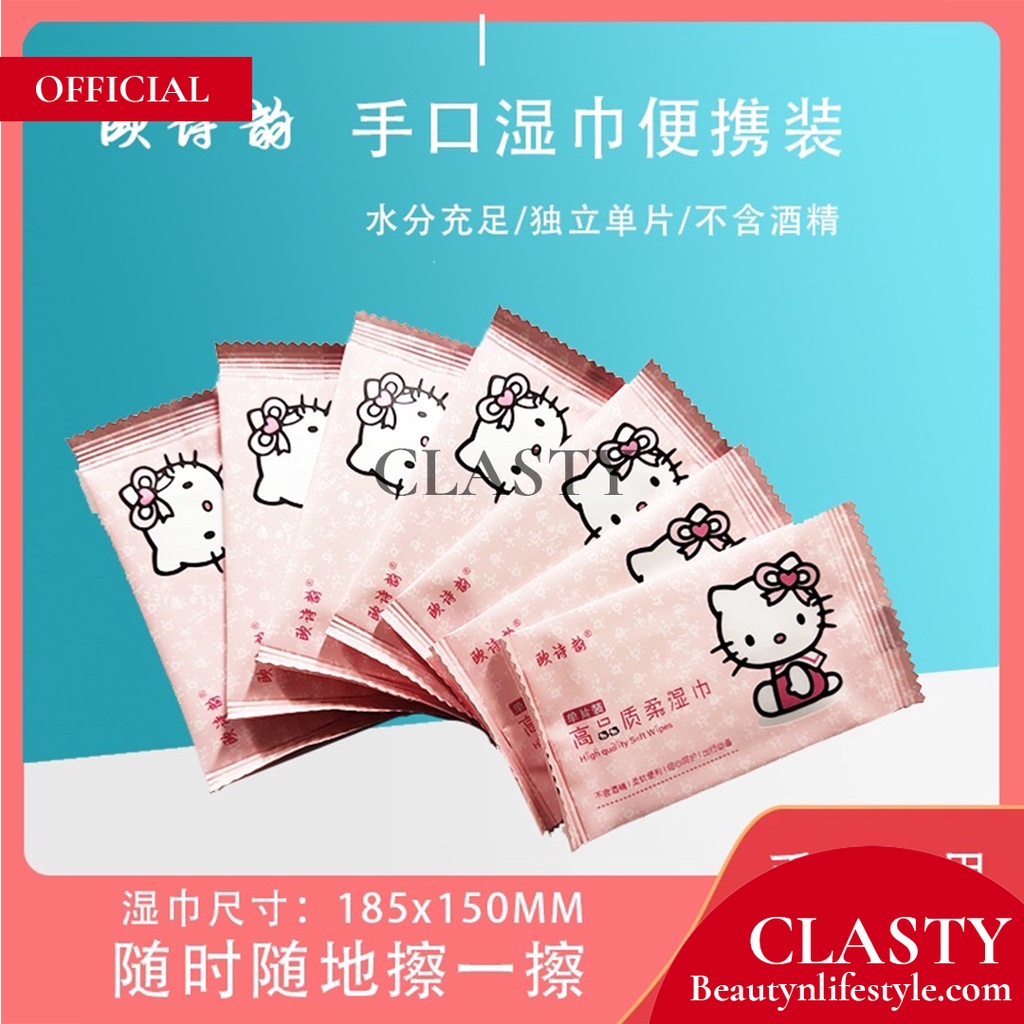 Hello Kitty Unit Wet Wipes / Traveling Wipes 1 Pcs | Shopee Malaysia