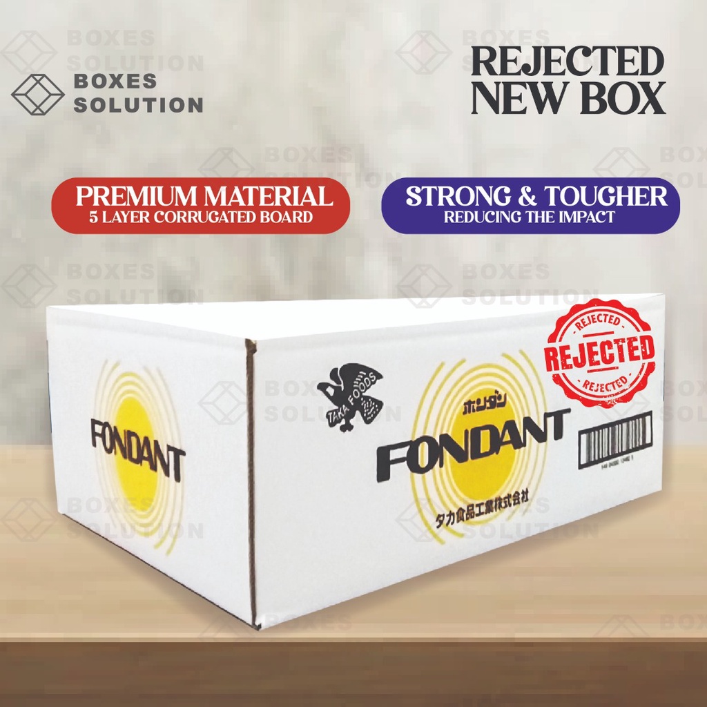 NEW Rejected Box Packaging Box Packing Box Carton Box Paper Box Kotak ...