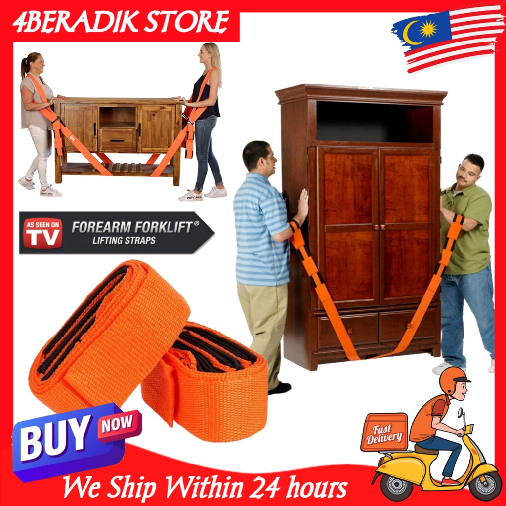 Forearm Forklift Lifting Moving Strap Transport Belt Wrist Straps ...