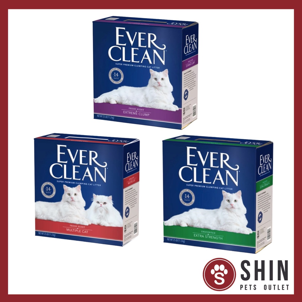 Ever Clean Super Premium Clumping Cat Litter 25lb- Fresh Scent / Multiple Cat | Shopee Malaysia