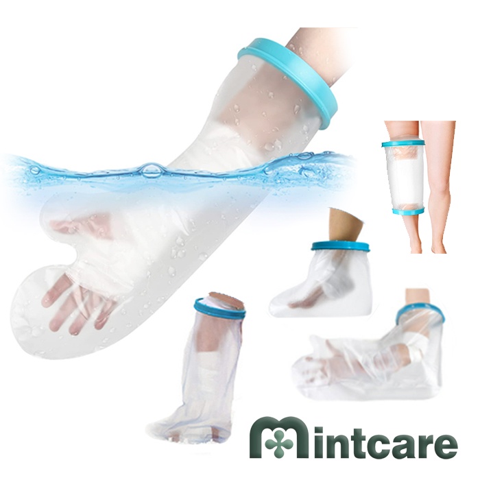 Mintcar Adult PVC Waterproof Cast Bandage Protector Foot wound Cover ...