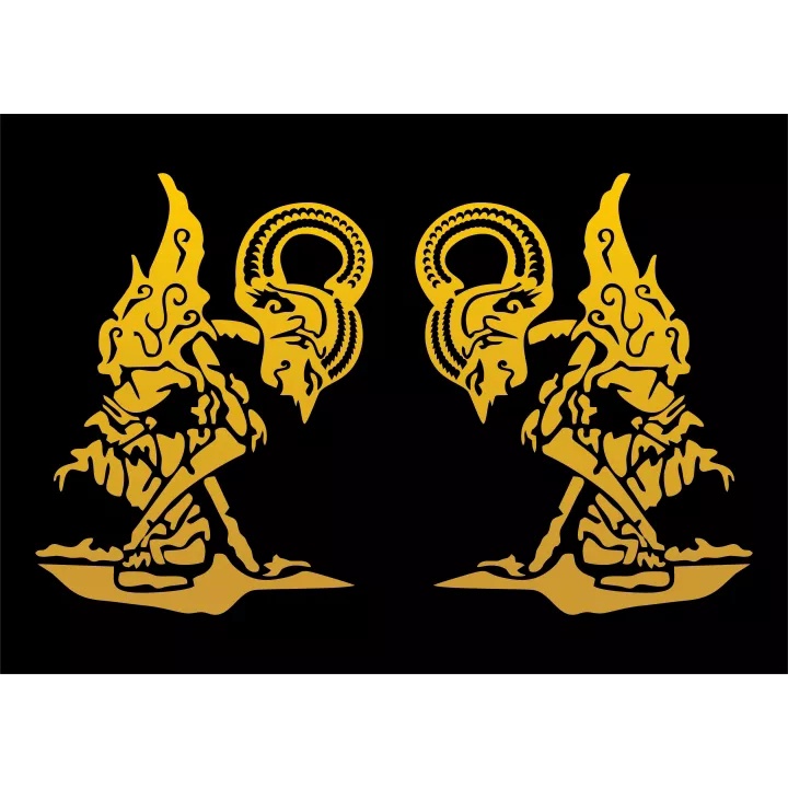 Sticker Cutting Sticker Cutting Sticker Wayang Glass body Car ...