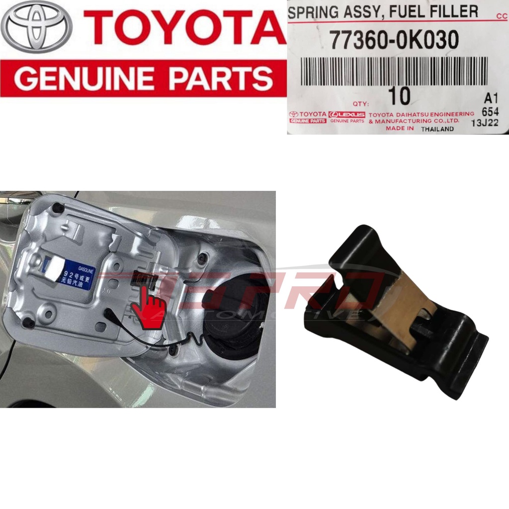 Toyota Hilux Harrier Celica Altis Avanza Innova Genuine Fuel Lid Clip ...