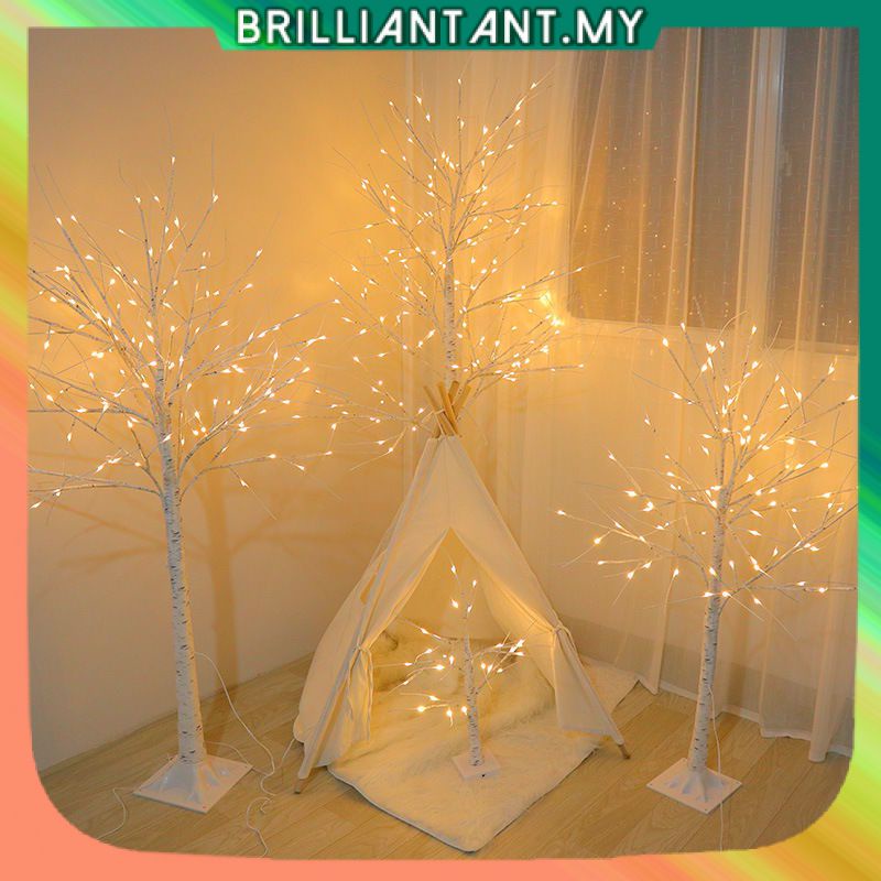 60cm Led Usb Light Copper Fire Tree Copper Wire Night Table Lamps For ...