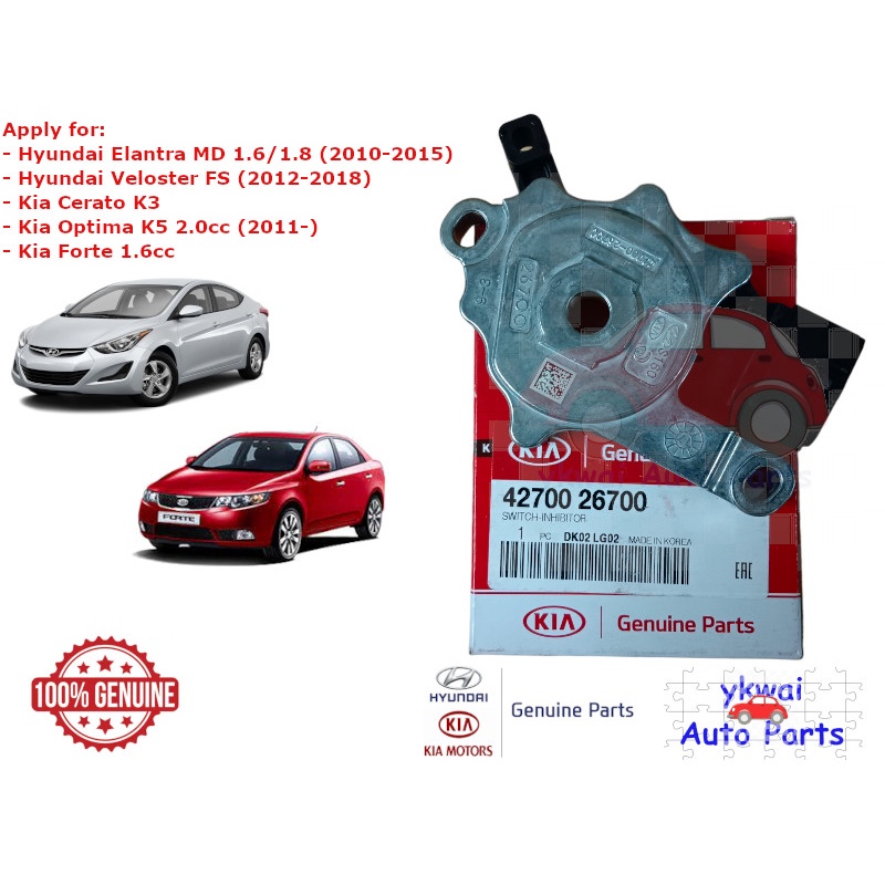 Genuine Hyundai/Kia Inhibitor Switch for Hyundai Elantra MD/Kia Optima K5/Kia Cerato K3/Kia ...