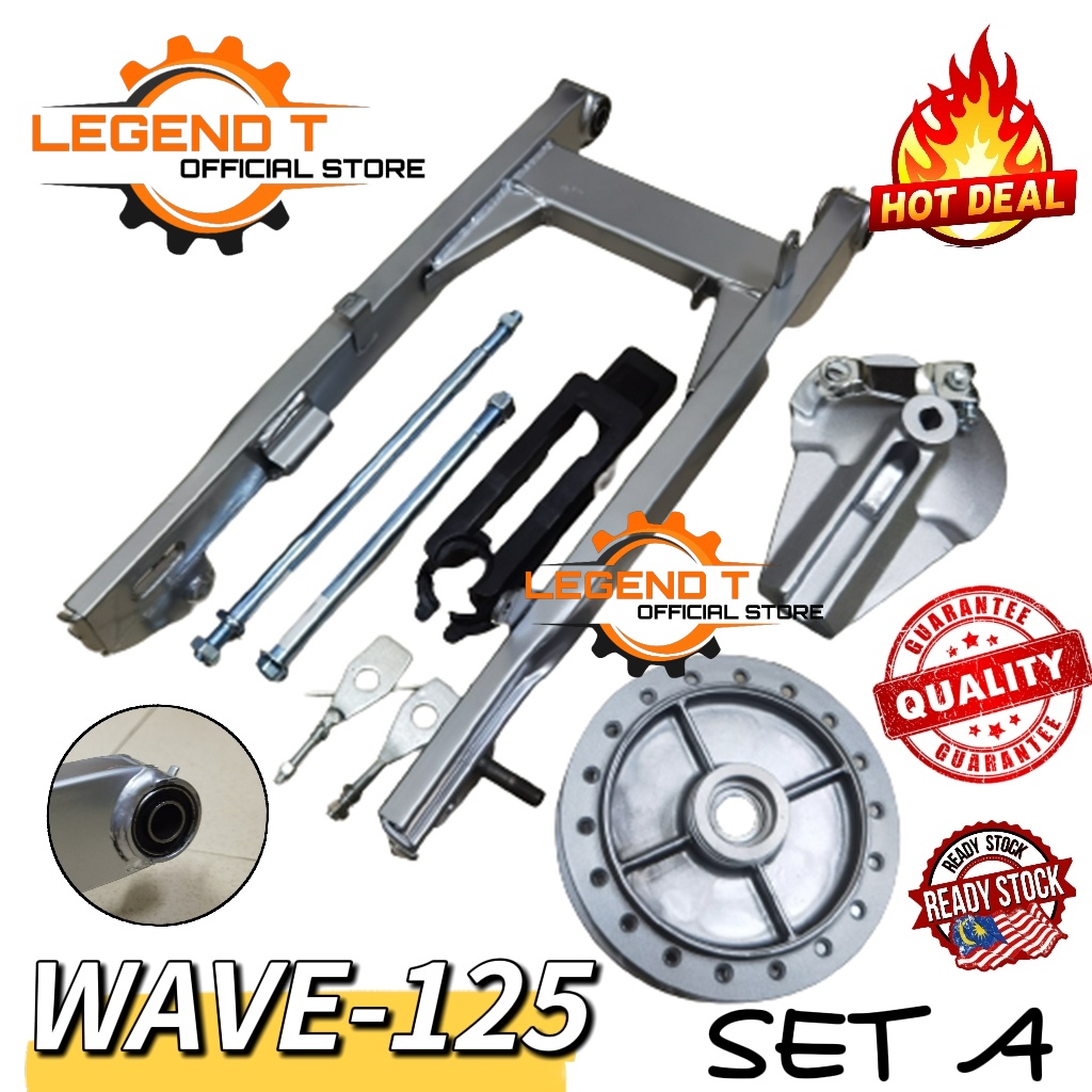 Swing Arm Wave125 / Wave X ULTIMO arm Combo set with hub panel, BUSH ...