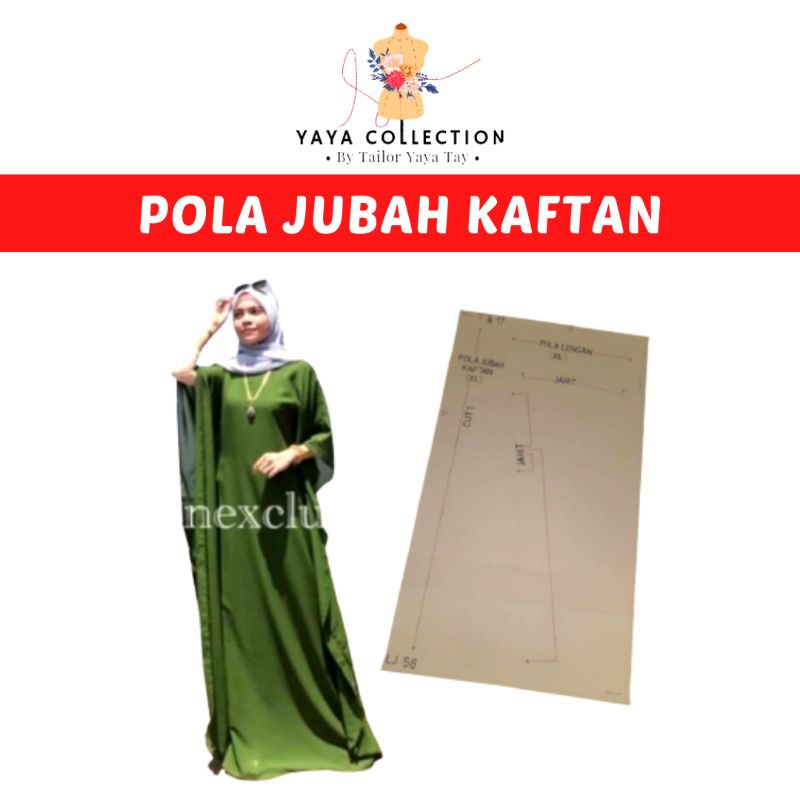 POLA JUBAH KAFTAN - DEWASA 🔥 | Shopee Malaysia