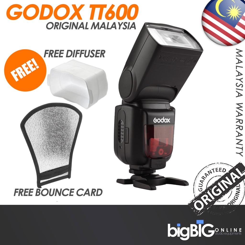 Godox TT600 Manual Speedlight (NO TTL) (Ready Stock and Malaysia ...