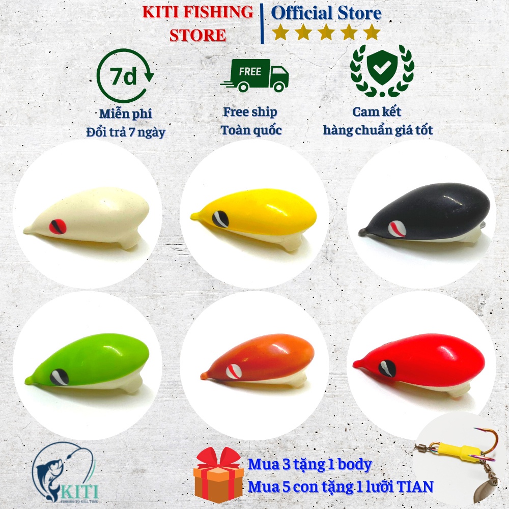 F35 STEAM Body, Body as artificial bait, rubber imitation bait used to ...