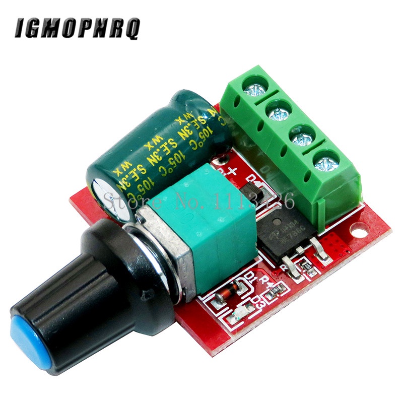 5A 90W PWM 12V DC Motor Speed Controller Module DC-DC 4.5V-35V Adjustable Speed Regulator ...
