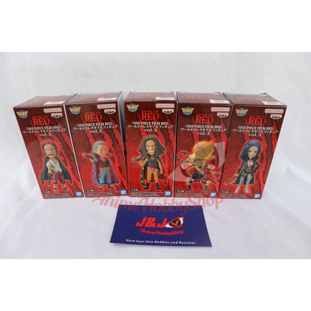BANPRESTO WCF WORLD COLLECTABLE FIGURE ONE PIECE FILM RED VOL.3 ...
