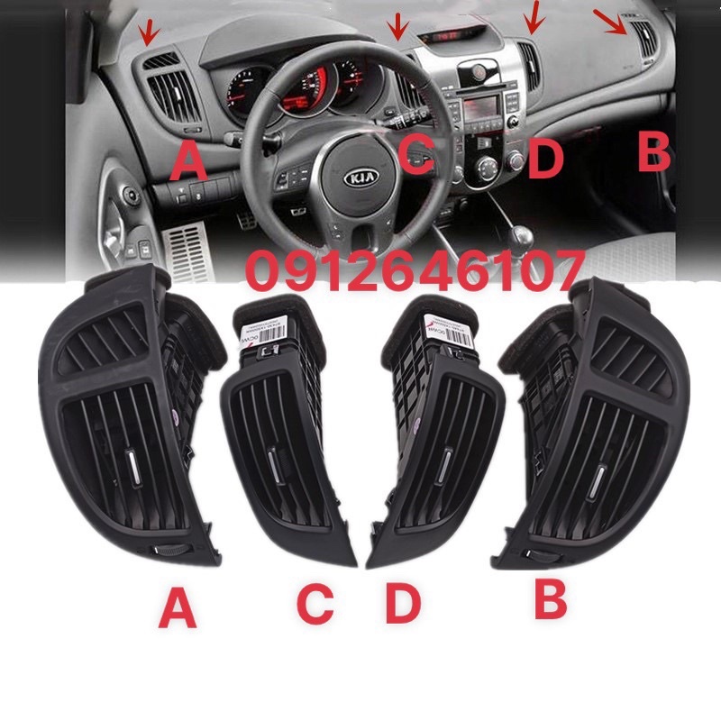 Genuine Forte Cerato air conditioner vent (price/1 piece) | Shopee Malaysia