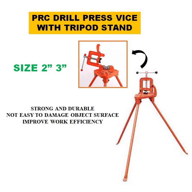 PRC 2" 3" HINGED PIPE VICE WITH STAND VICES VISE VISES DENGAN KAKI ...