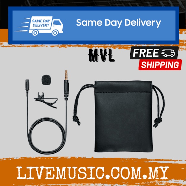 Shure MVL Mobile Lavalier Microphone | Shopee Malaysia
