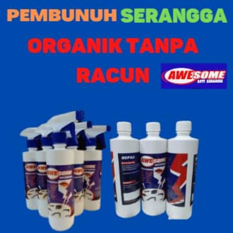 ⭐WAJIB BELI⭐ 500 ML SPRAY SERANGGA INSECT AWESOME BEBAS RACUN 100% ...