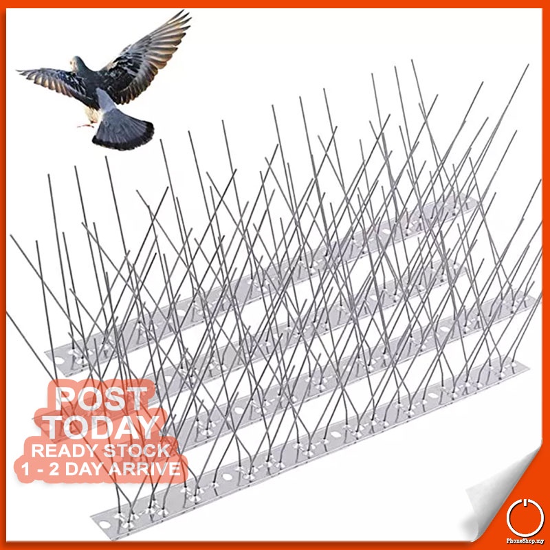 𝐖𝐄𝐀𝐓𝐇𝐄𝐑𝐏𝐑𝐎𝐎𝐅 33cm Stainless Steel Bird Repellent Mat Animal Repeller ...