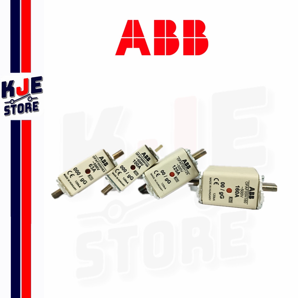 ABB-OFAF000H 1SCA022627R1550 ABB HRC Fuse Link, Fuse Size: 000 | Shopee ...