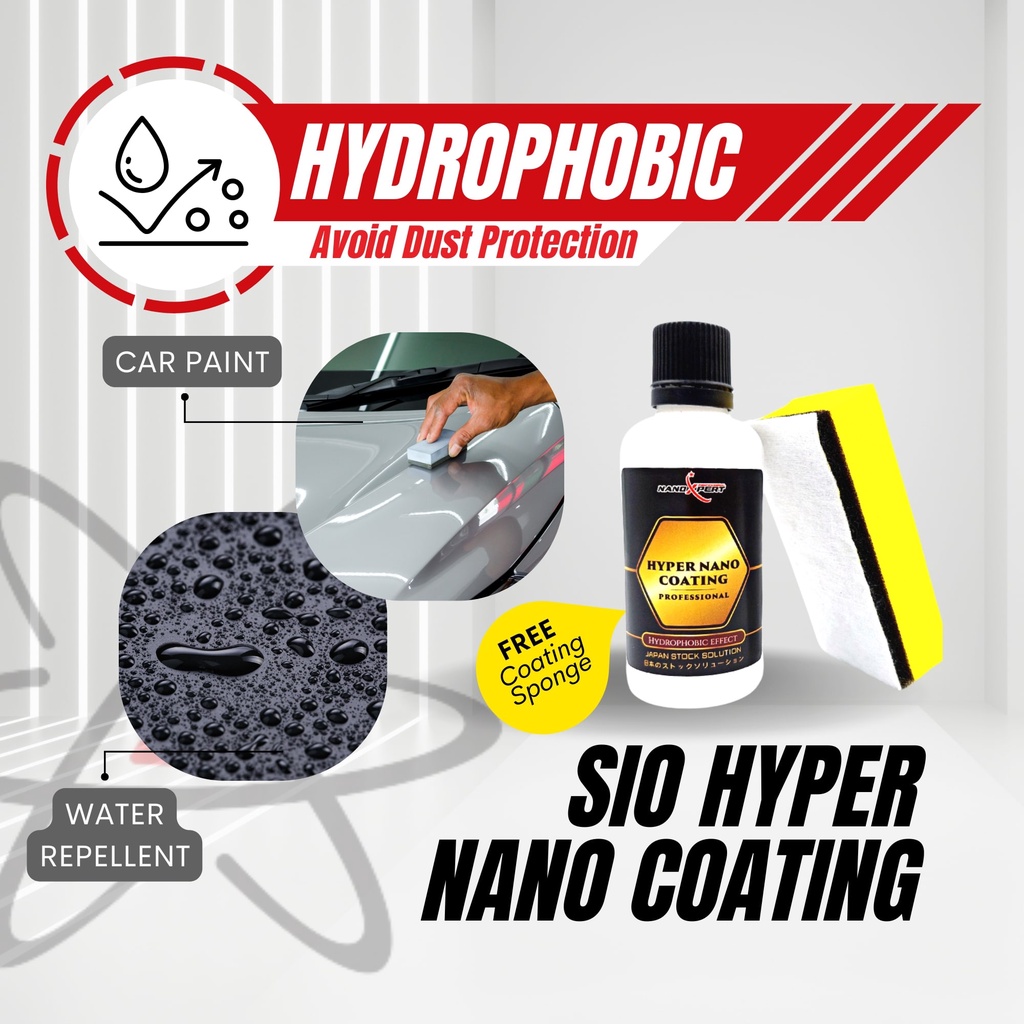 Hyper Nano Coating Set | Hydrophobic Coating | Car Coating | Detailer ...