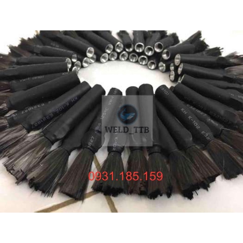 Stainless steel weld removal brush (combo of 12 M8 internal threads ...