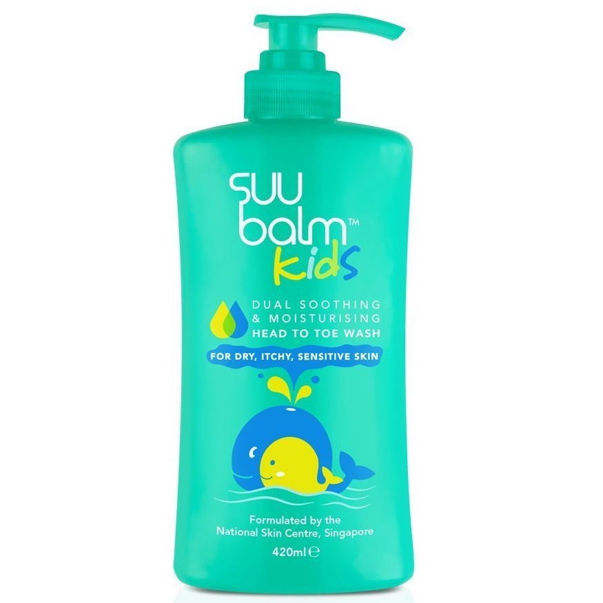 PROMOTION!!! Suu Balm Kids Dual Soothing & Moisturising Head To Toe Wash 420ml/840ml | Shopee ...