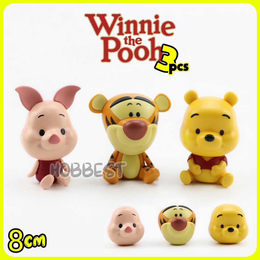 Action Figure LOL WINNIE THE POOH set 3pcs - Miniature Cake Topper ...
