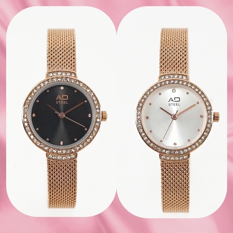 ADSTEEL AD-8306L AD-140 Diamond ladies watch Analogue Watch Original ...