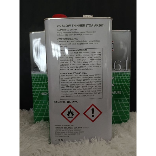 THINNER 2K AK361 SLOW READY STOK | Shopee Malaysia